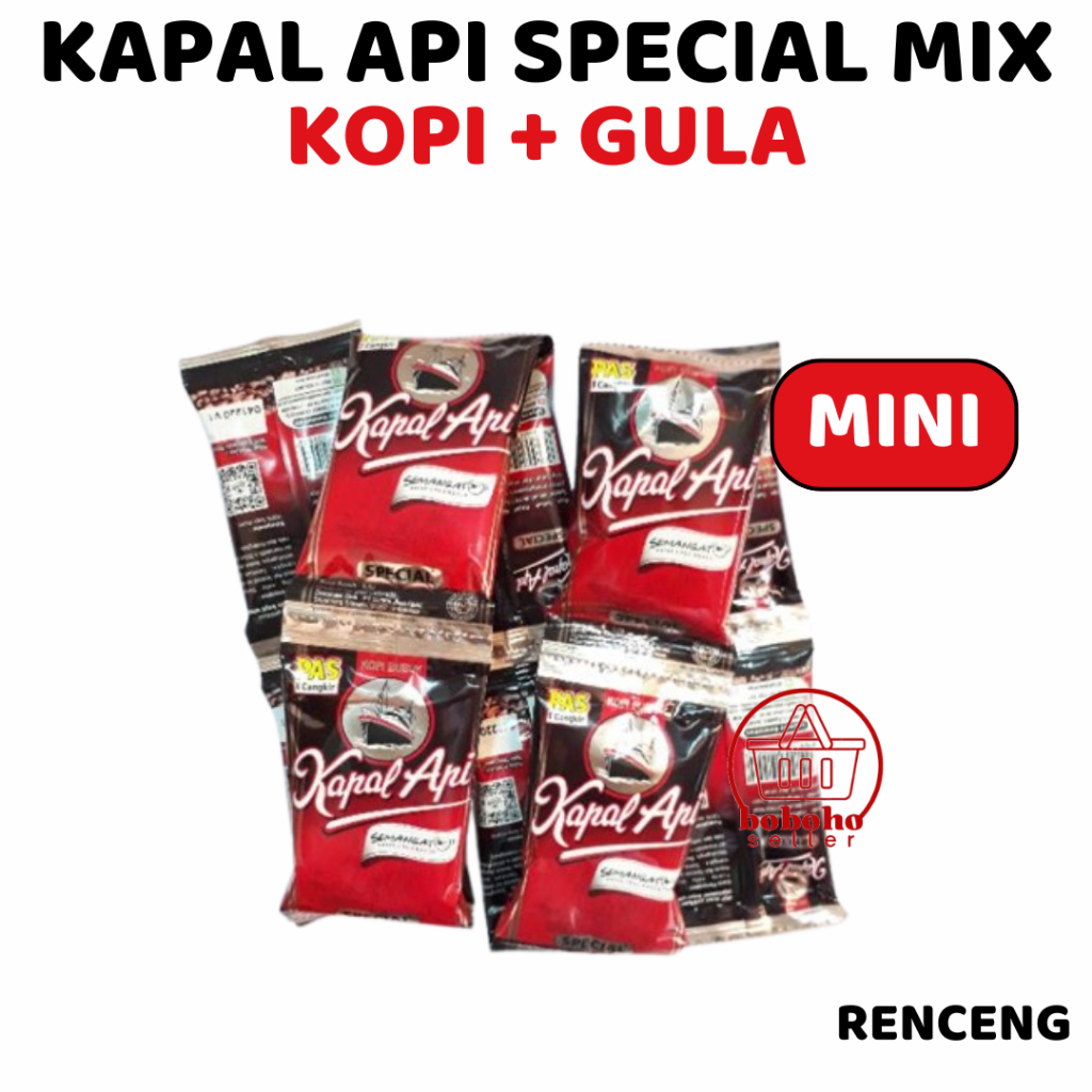 Jual Kopi Kapal Api 6gr Mini Special Renceng Isi 10 Sachet | Shopee ...