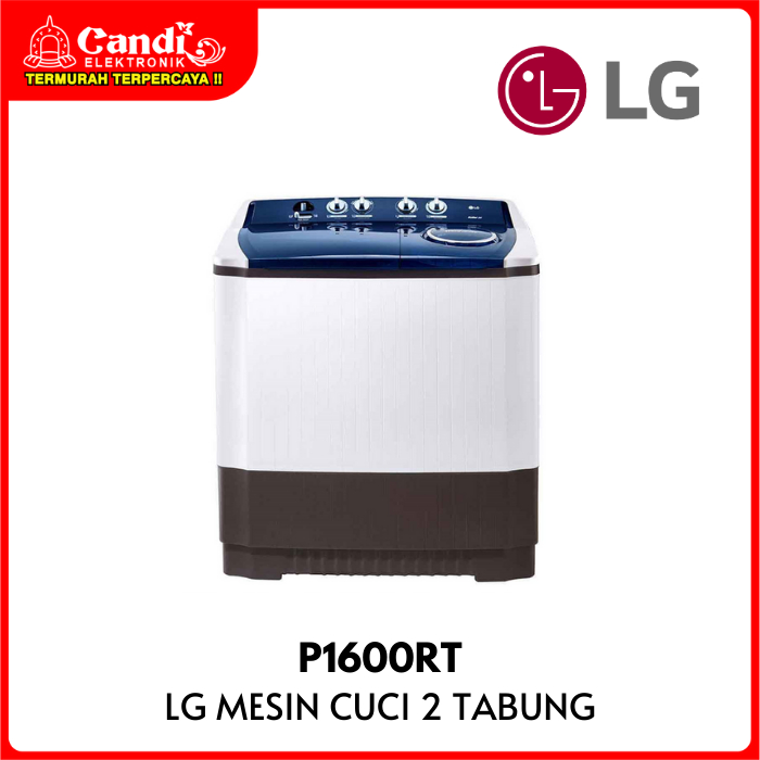 Jual LG MESIN CUCI 2 TABUNG KAPASITAS 16 KG P1600RT | Shopee Indonesia