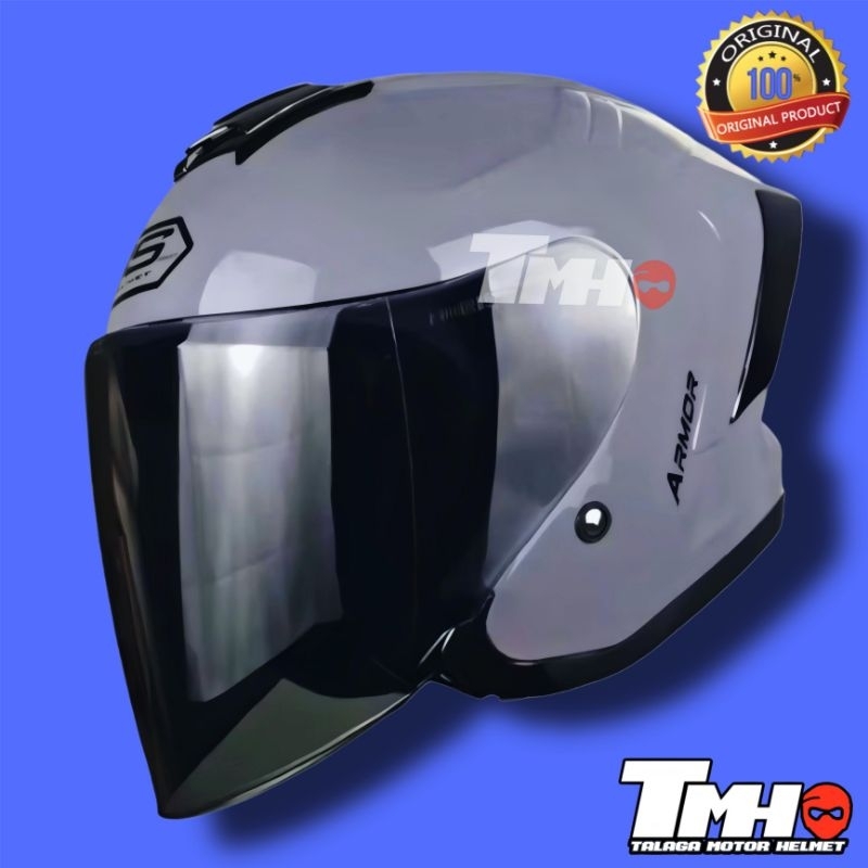 Jual HELM JS ARMOR POLOS SOLID | Shopee Indonesia