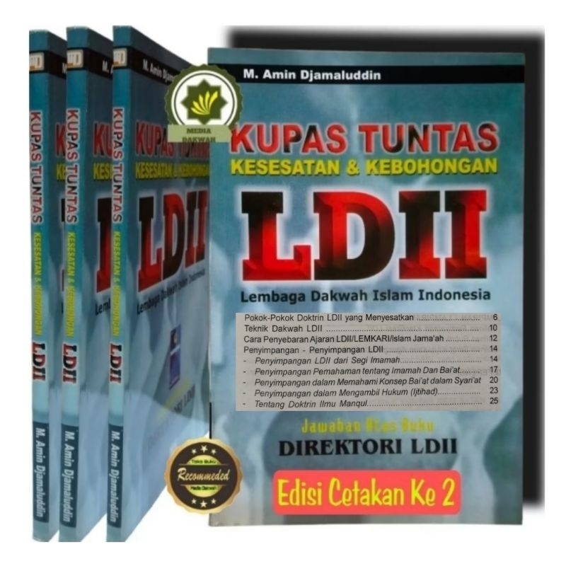 Jual Buku KUPAS TUNTAS KESESATAN dan KEBOHONGAN LDII Lembaga Dakwah ...