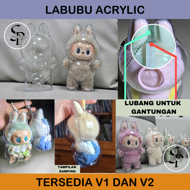 Jual [READY HALOWEEN] Labubu Acrylic Haloween Labubu Casing Protector ...