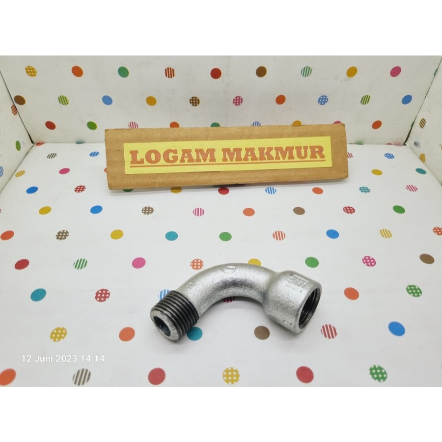 Jual [KOLEKSI LENGKAP] SAMBUNGAN ELBOW BESI GI - FITTING BOCHTEN ...