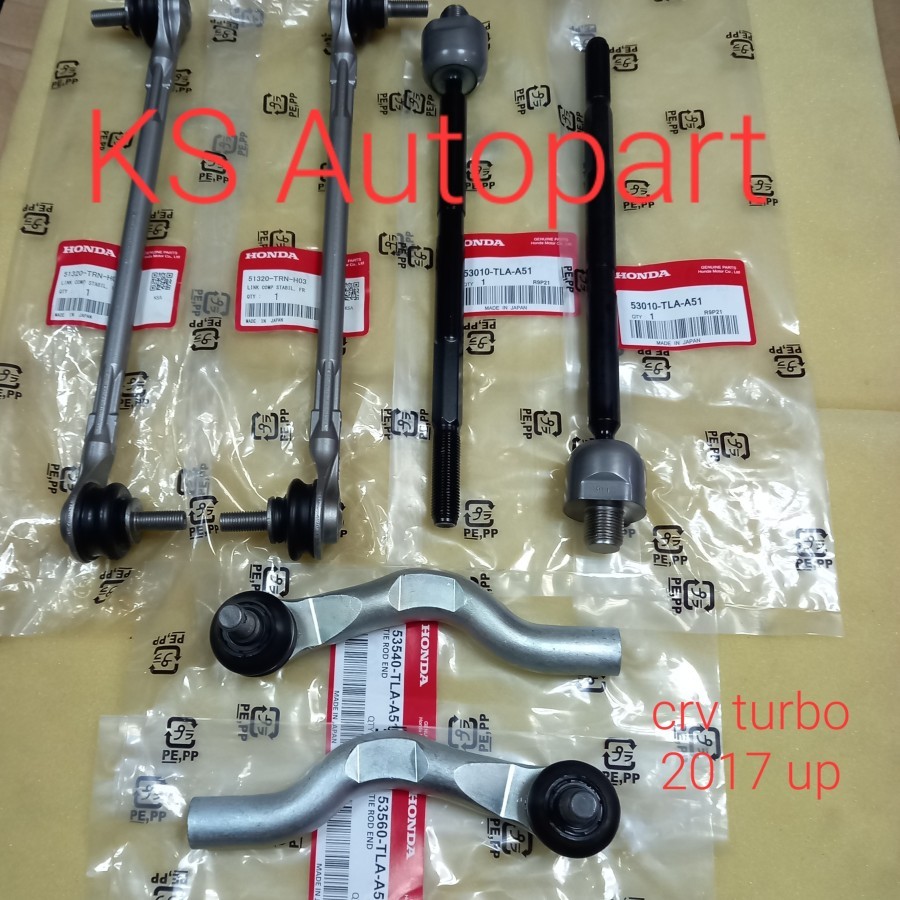Jual paket long tie rod + tie rod end + link stabil honda crv turbo ...