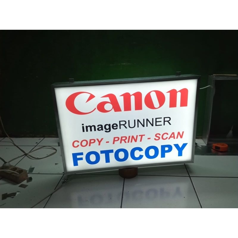 Jual NEON BOX FOTOCOPY ( Ready stok 1 hari jadi ) ukuran 25x30 | Shopee ...