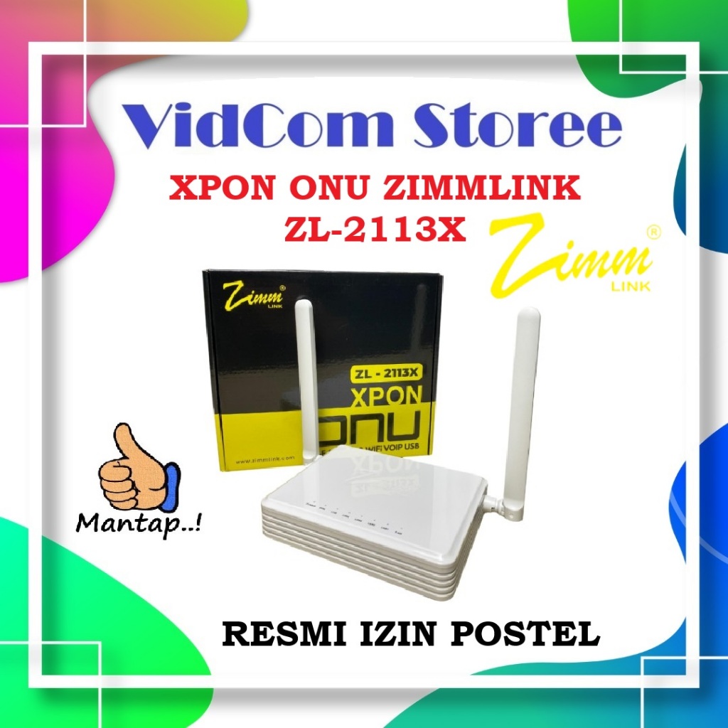 Jual ZIMMLINK XPON ONU ZL-2113X Support EPON & GPON ONT 1GE 3FE 2,4G ...