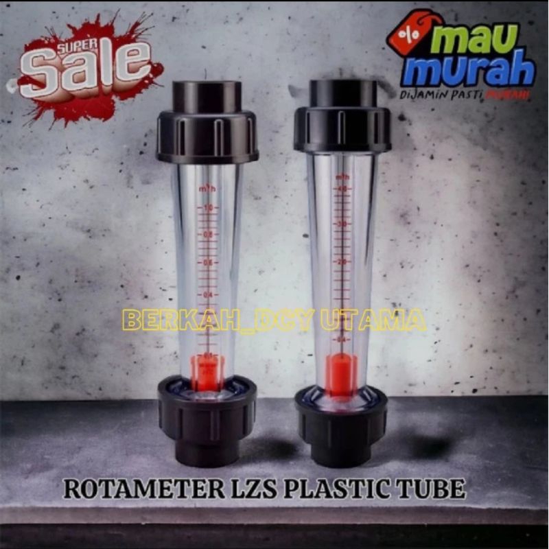 Jual Rotameter flow meter 1000 L/hr - Drat 1 inch - LZS 25 Rotameter 1 ...