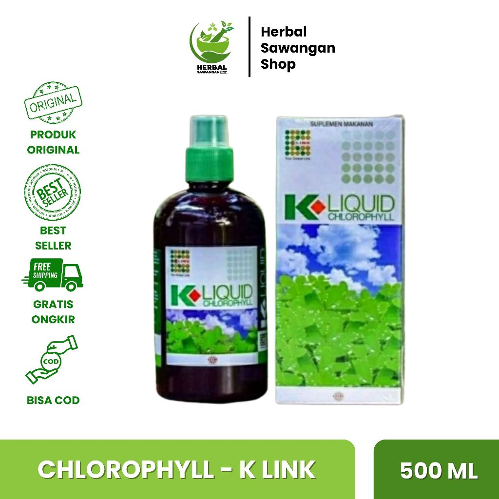 Jual klorofil k link chlorophyll original minuman kesehatan tubuh ...