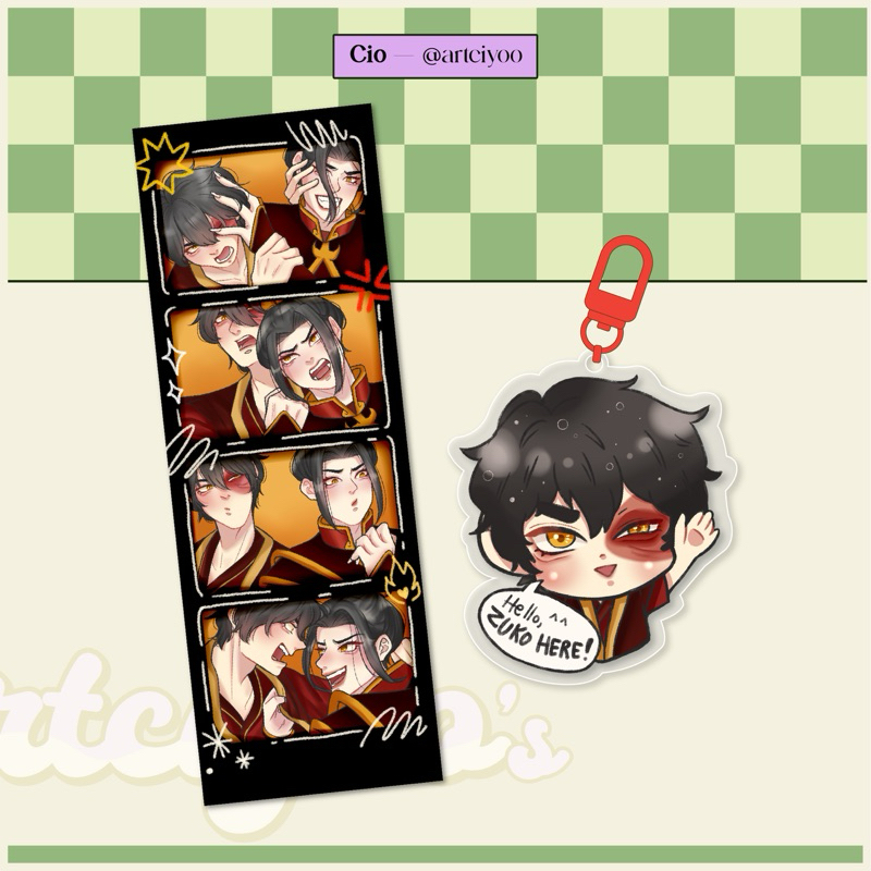 Jual Zuko Azula Photostrip / Keychain | Shopee Indonesia