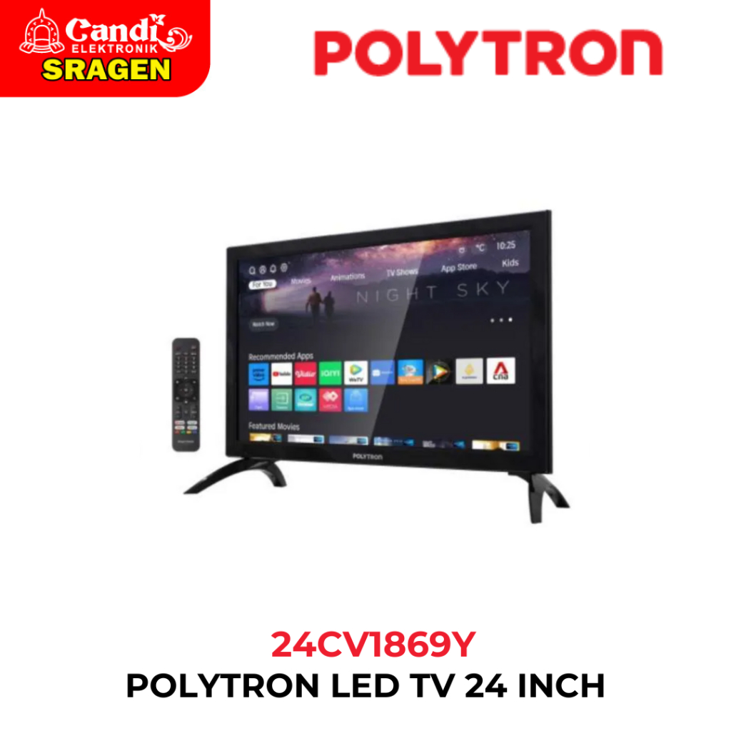 Jual POLYTRON Smart Lite TV 24 Inch - 24CV1869Y | Shopee Indonesia