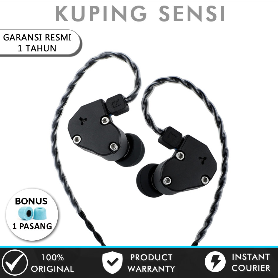 Jual TINHIFI C2 2025 10mm PU+LCP Dynamic Driver IEM Earphone With Mic ...