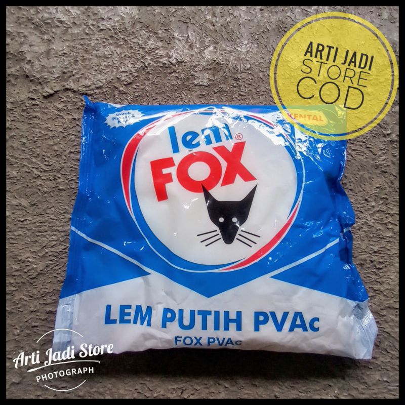 Jual Lem FOX Putih Pvac Lem Kayu Plamir 600 gram | Shopee Indonesia