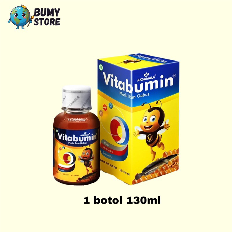 Jual Vitabumin Madu Ikan Gabus | Penambah Nafsu Makan | Bantu Menjaga Daya Tahan Tubuh - 130ml ...