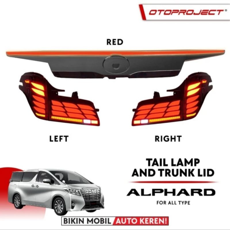 Jual Otoproject - Paket Trunk Lid Led 3 Fungtion & Tail Lamp Mobil All ...
