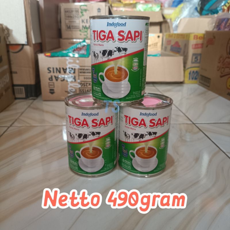Jual Tiga Sapi Krimer Kental Manis 490g | Shopee Indonesia