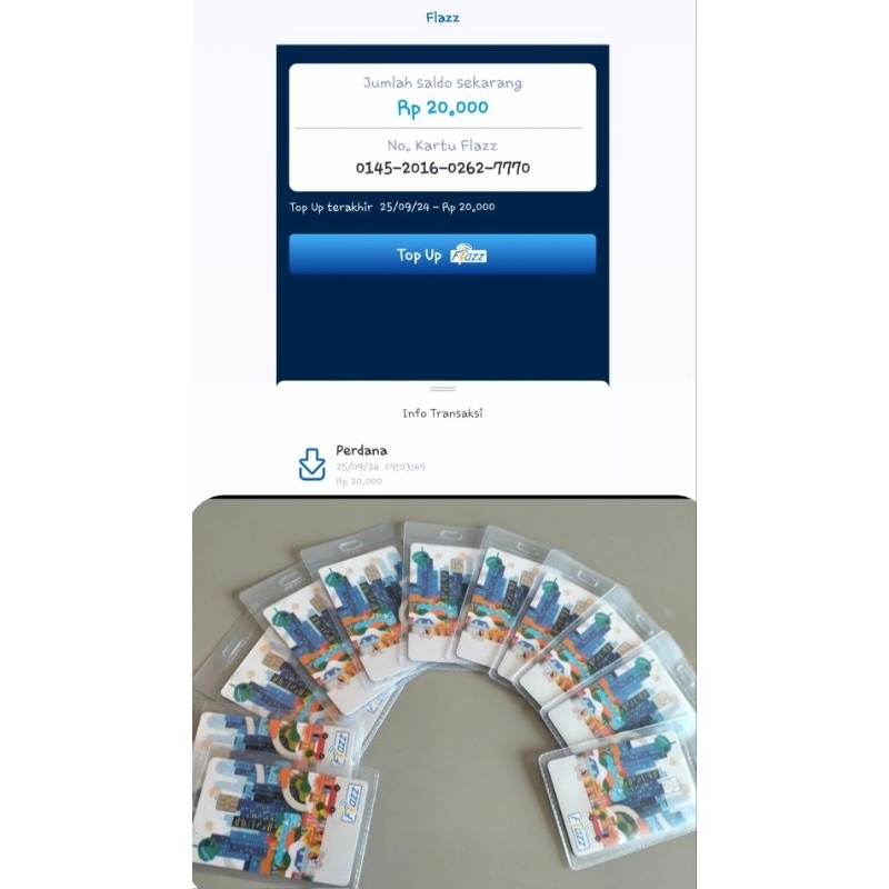 Jual Kartu Flazz Card BCA Gen 2 NFC Saldo 20ribu | Shopee Indonesia