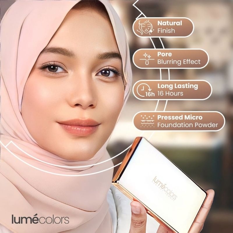 Jual PROMO Lumecolors Compact Berhadiah Bedak Padat Mencerahkan Menutup ...