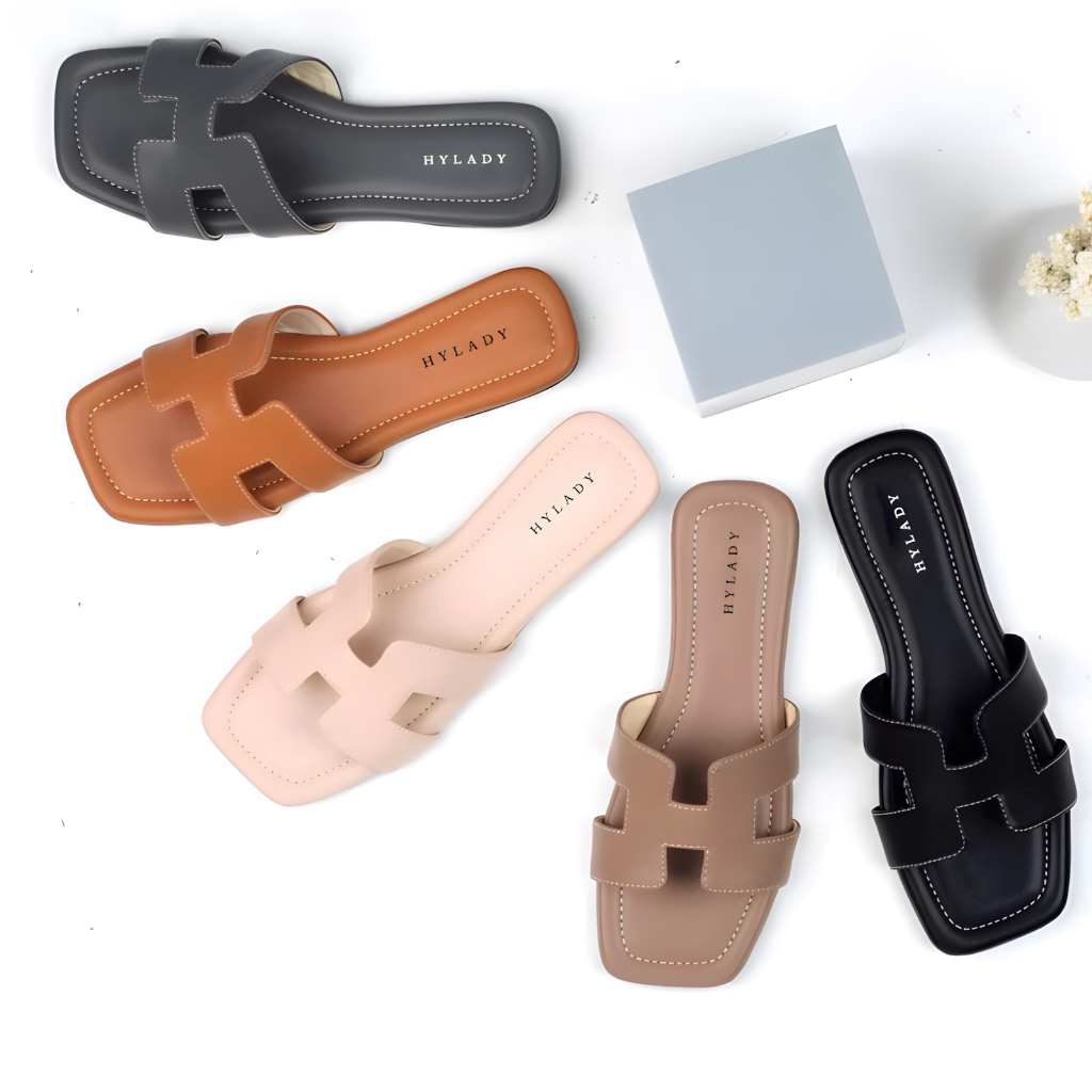 Jual Sandal / Sendal Wanita / Perempuan Teplek / Flat Cewek / Cewe ...
