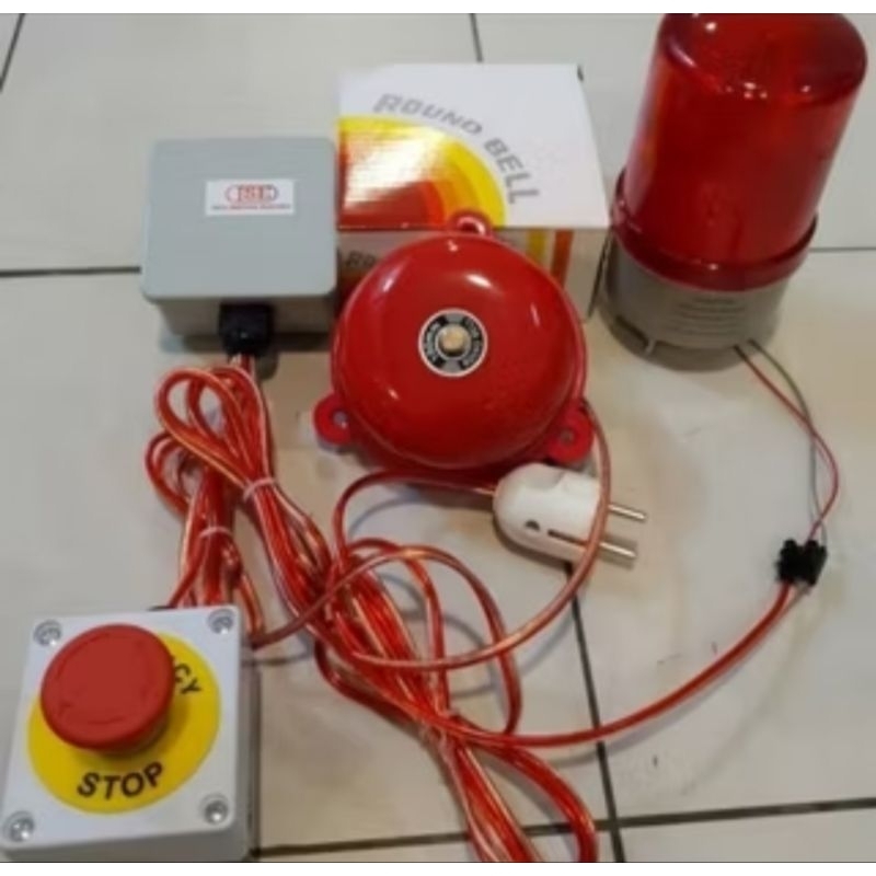 Jual Sirene Emergency Fire Alarm Peringatan Peresmian/By Round Bell ...