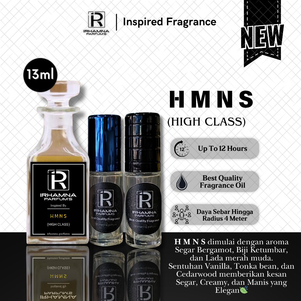 Jual PARFUM HMNS UNISEX, HIGH CLASS TAHAN LAMA, INSPIRED PARFUM, UKURAN ...