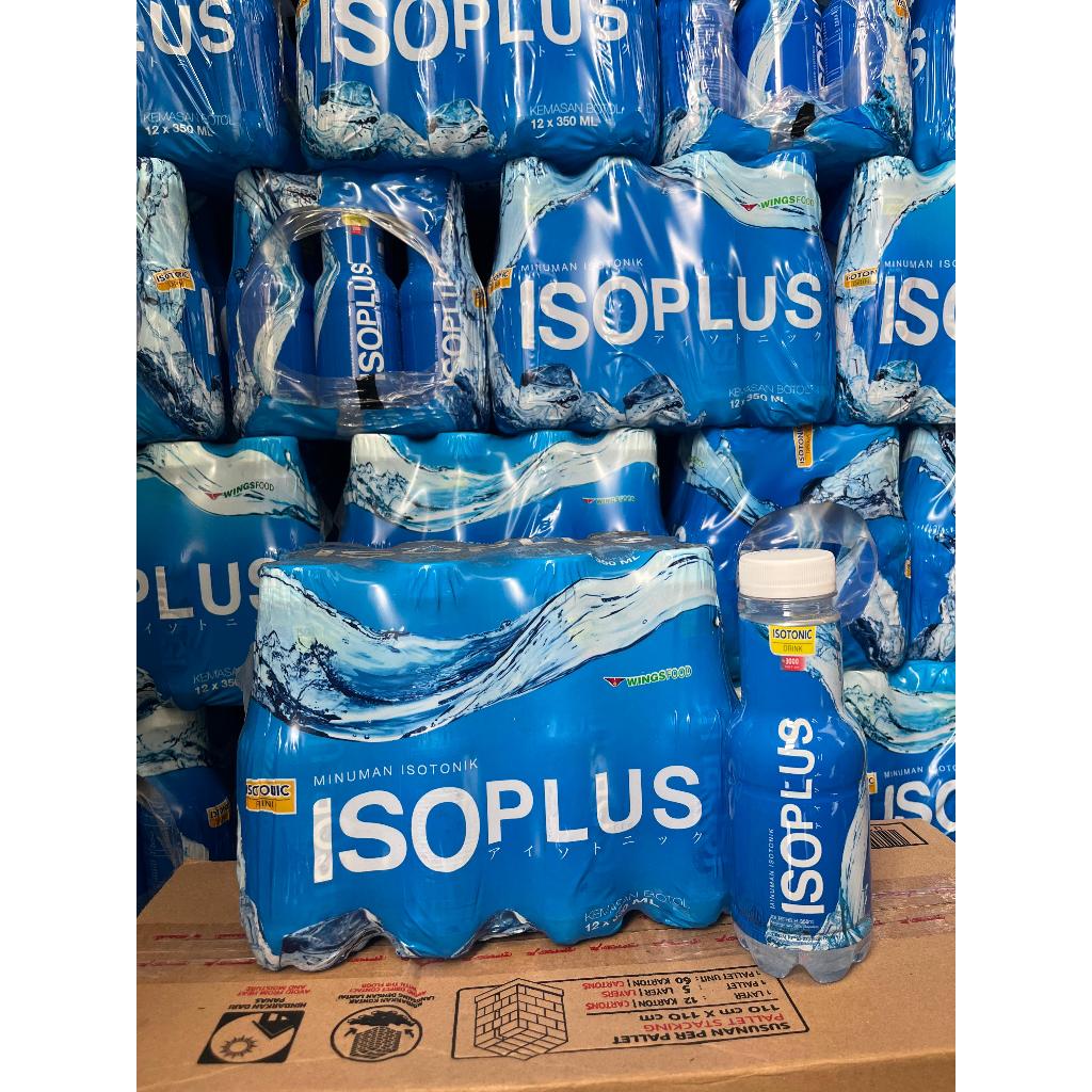 Jual isoplus isotonic 350 ml 1 slop isi 12 pcs | Shopee Indonesia