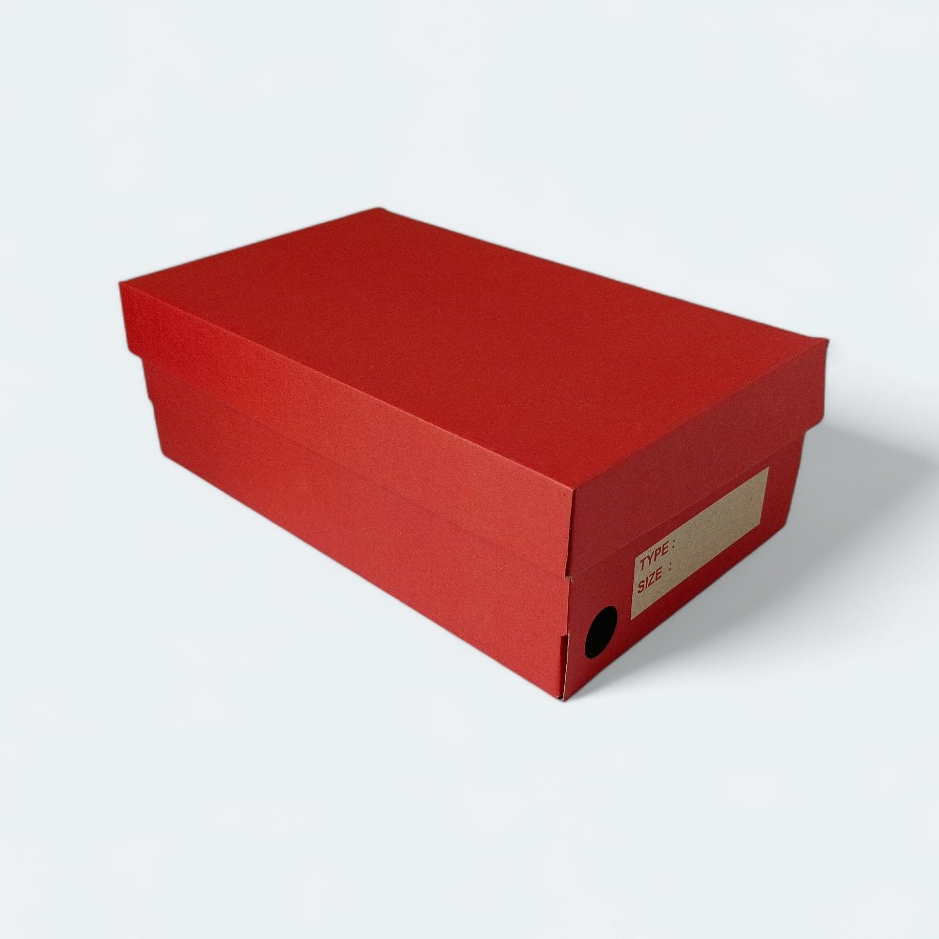 Jual BOX SEPATU MERAH/DUS SEPATU/KARDUS SEPATU/KOTAK SEPATU UK 31x19x11 ...