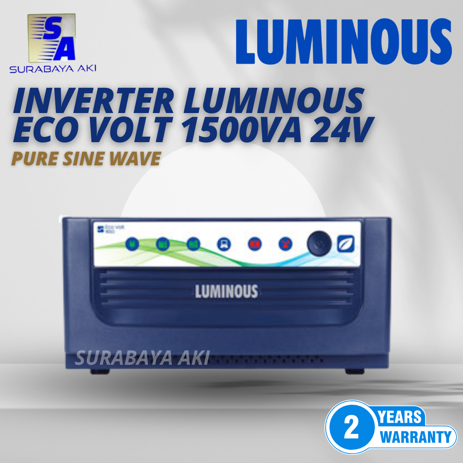 Jual INVERTER LUMINOUS ECO VOLT1500VA 24V PURE SINE WAVE - ECOVOLT ...