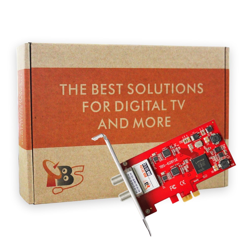 Jual TV Tuner TBS6281SE DVB-T2/T/C TV Tuner PCIe Card - IPTV Streaming ...