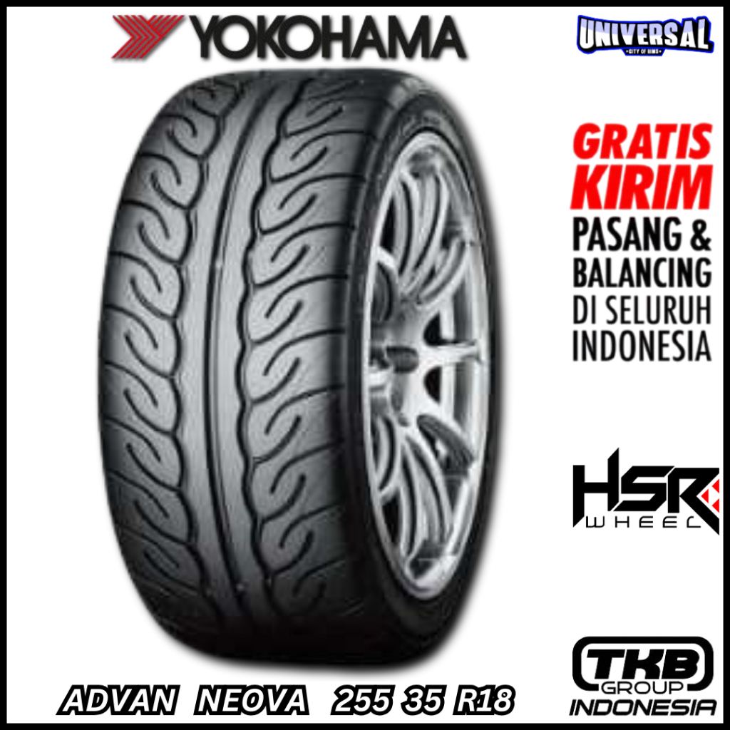 Jual BAN MOBIL YOKOHAMA ADVAN NEOVA UKURAN BAN 255 35 R18 | Shopee Indonesia