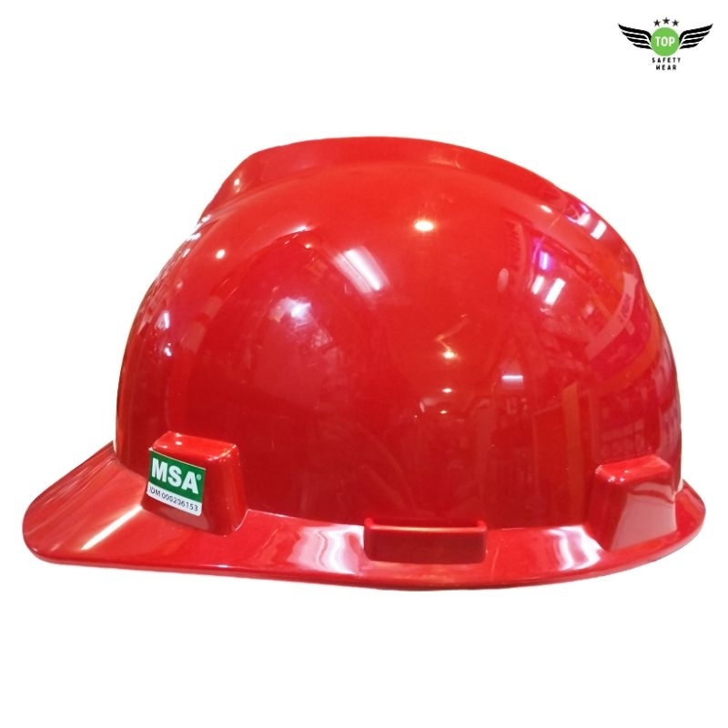 Jual Helm Proyek/Helmet MSA Lokal V-gard Fasttrack Warna Merah/Helm ...