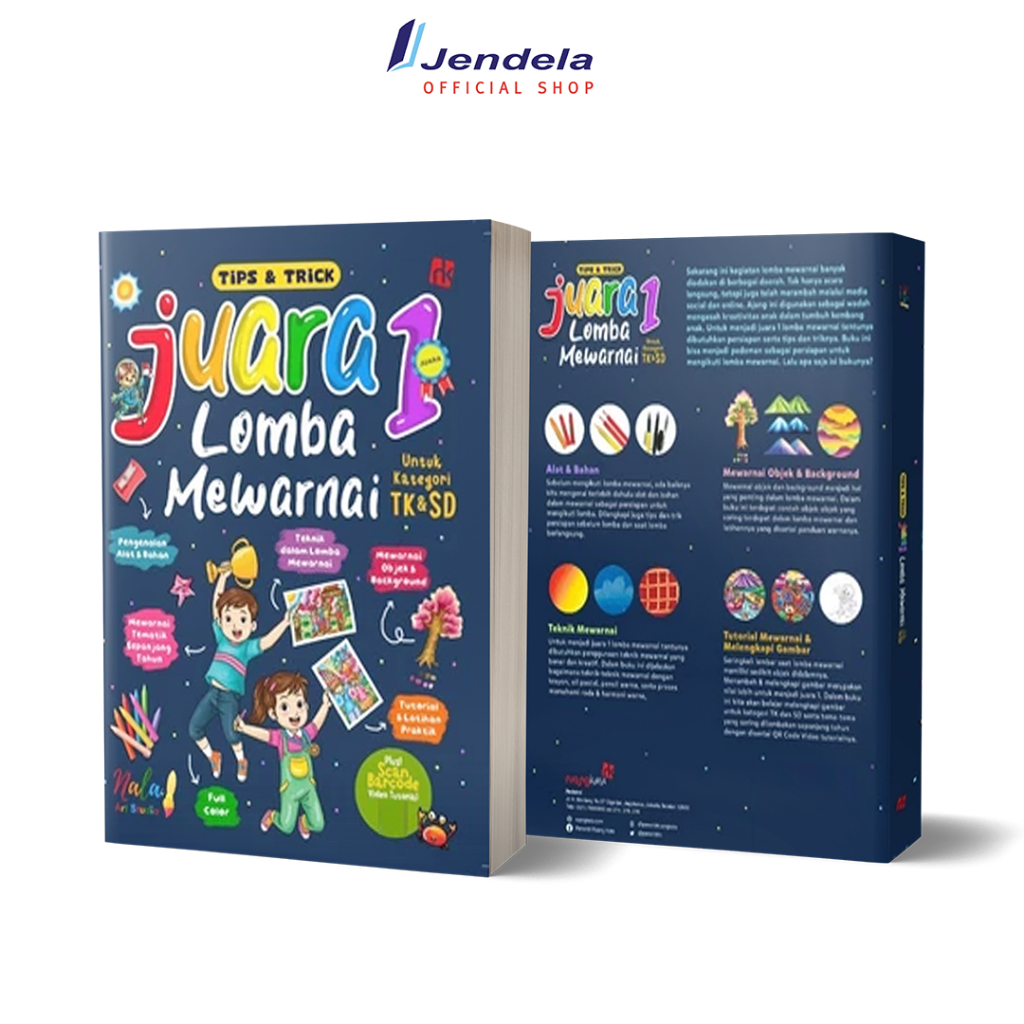 Jual Buku Anak Tips & Trik Juara 1 Lomba Mewarnai by Nala Art Studio untuk TK SD - Ruang Kata ...