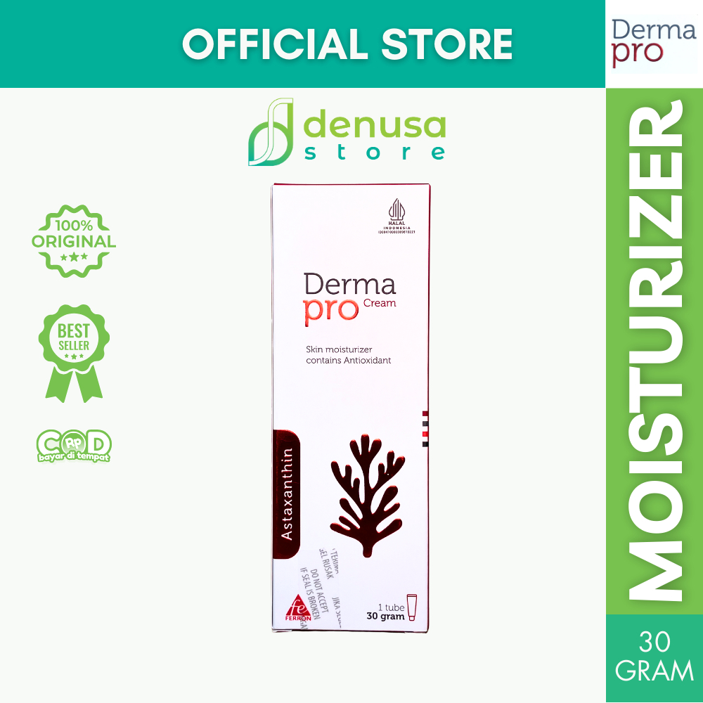 Jual DermaPro Cream Astaxanthin Skin Moisturizer Contains Antioxidant ...