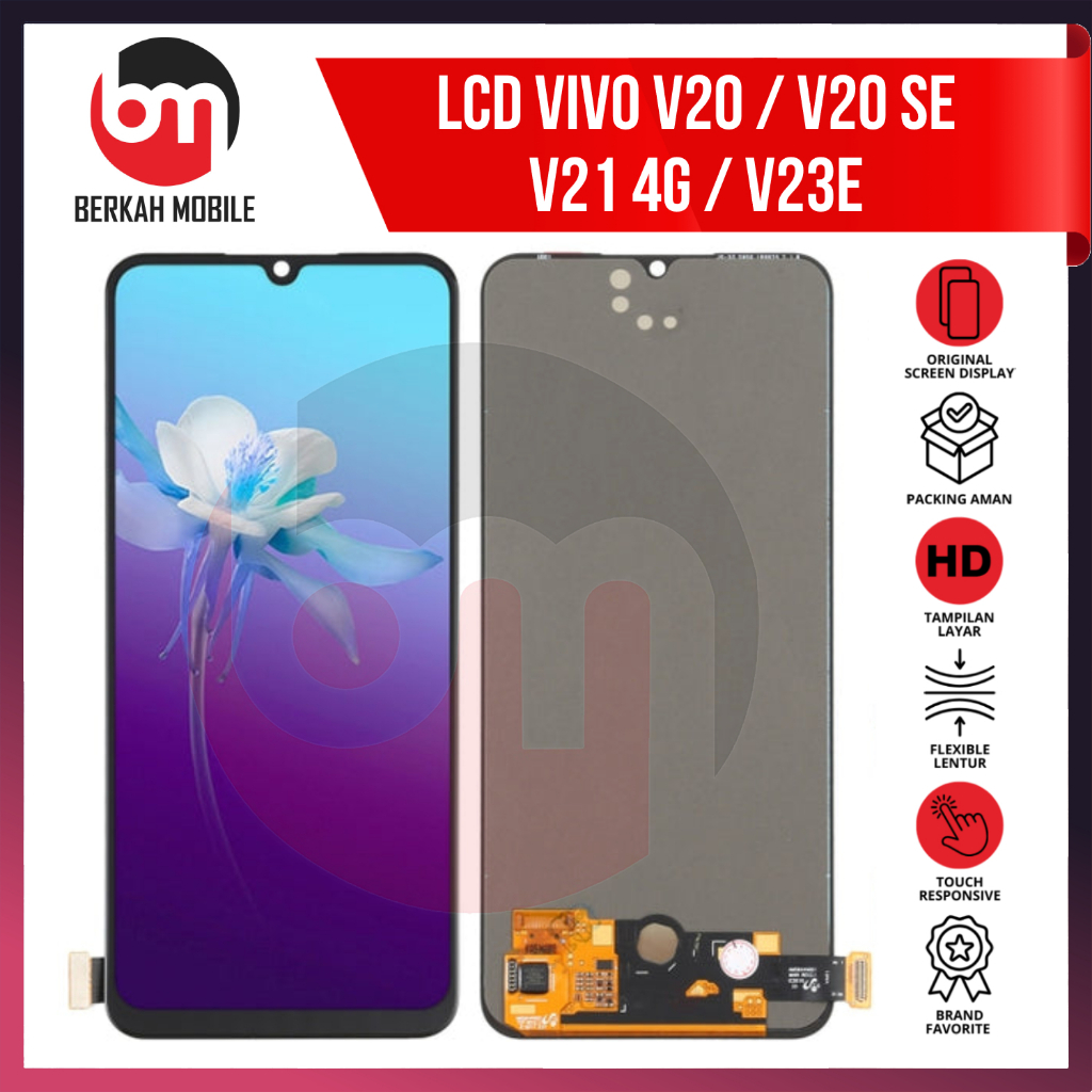 Jual LCD VIVO V20 / V20 SE / V21 4G / V23E SUPPORT FINGERPRINT ORIGINAL ...