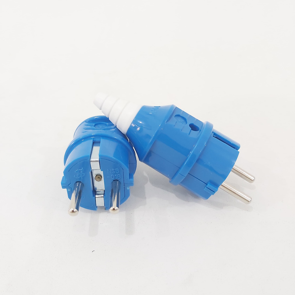 Jual PLUG MOBILE MOUNTING SOCKET 2 PIN 16A SOKET PLUG STOP KONTAK ...