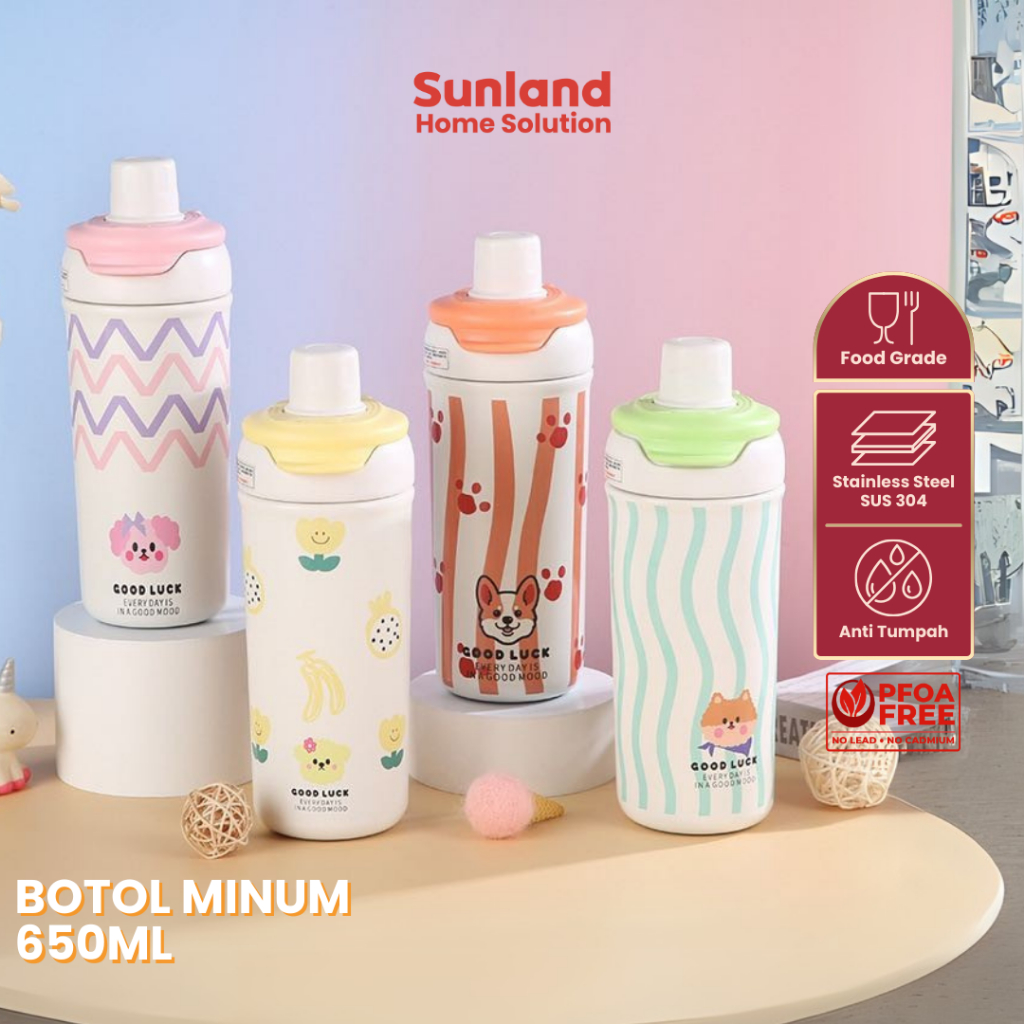Jual Sunland Home Solution - Tumbler Botol Minum Olahraga Aesthetic ...
