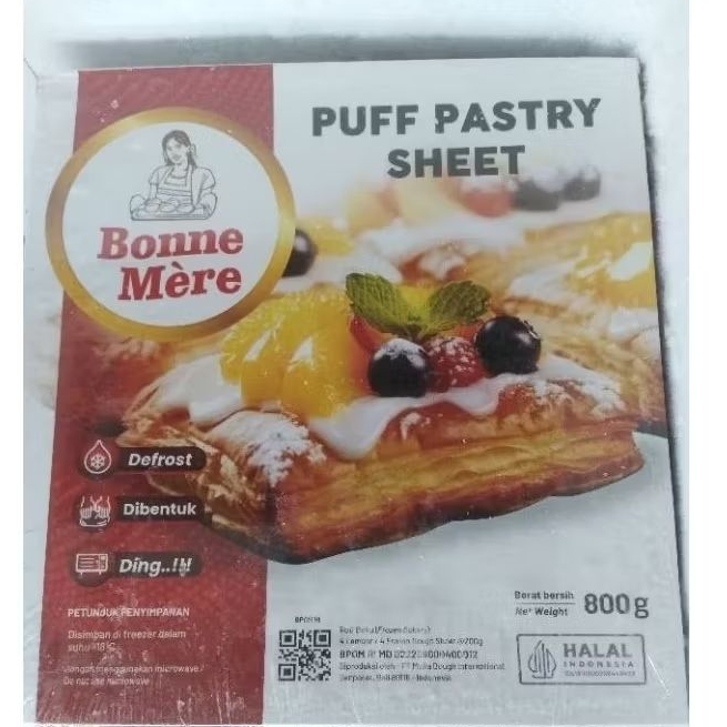 Jual Bonne Mere Puff Pastry Sheet / Kulit Pastry Instan Untuk Roti ...