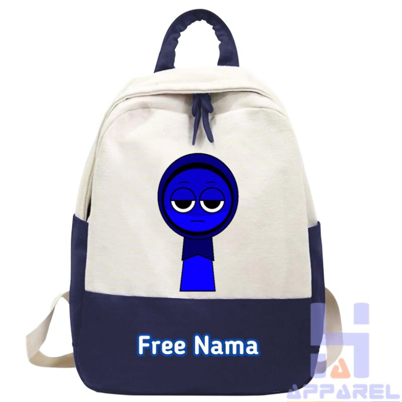 Jual TAS RANSEL ANAK INCREDIBOX SPRUNKI BLUE JEVIN FREE NAMA | Shopee ...