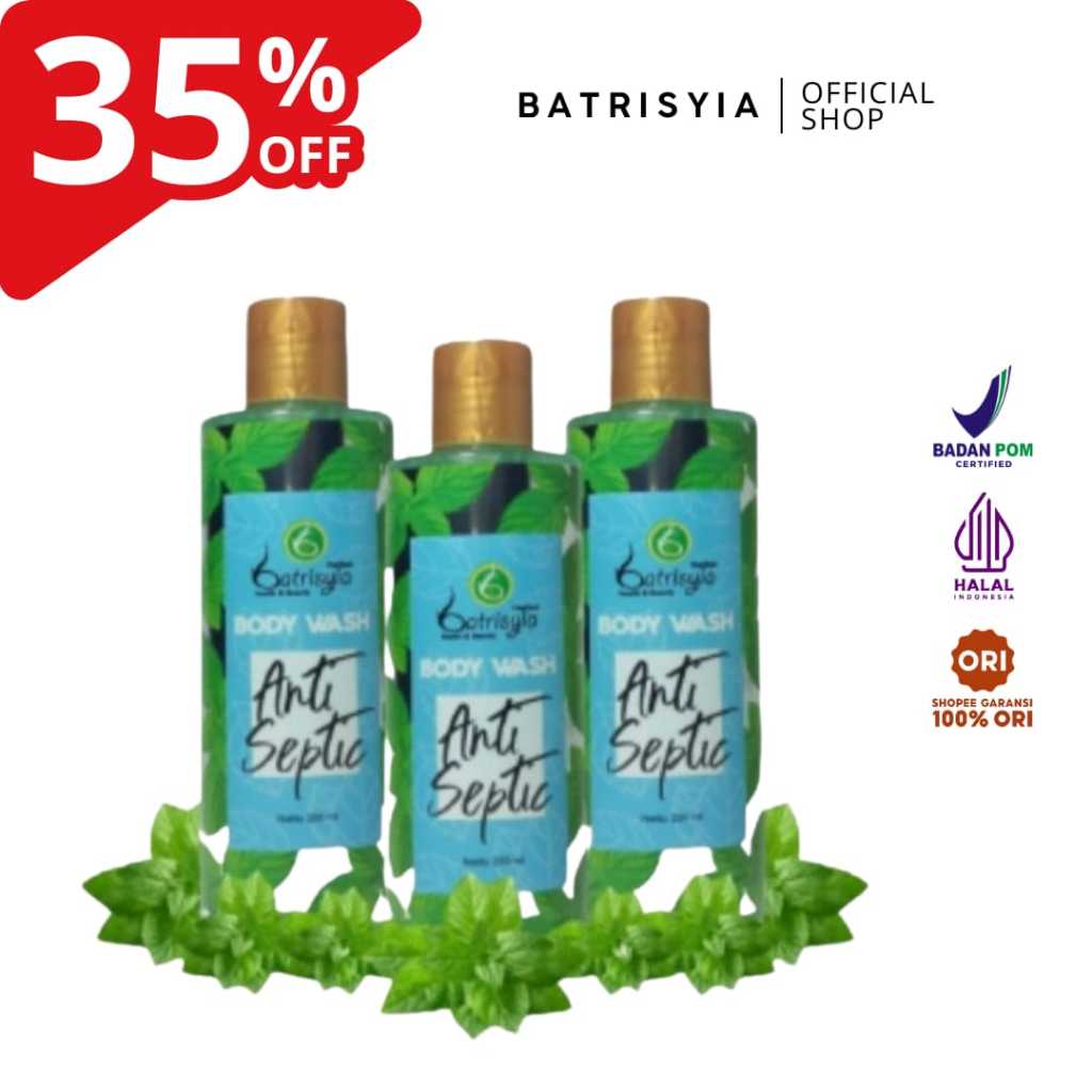 Jual Batrisyia Body Wash Anti Septic / Sabun Mandi untuk Bau Badan ...