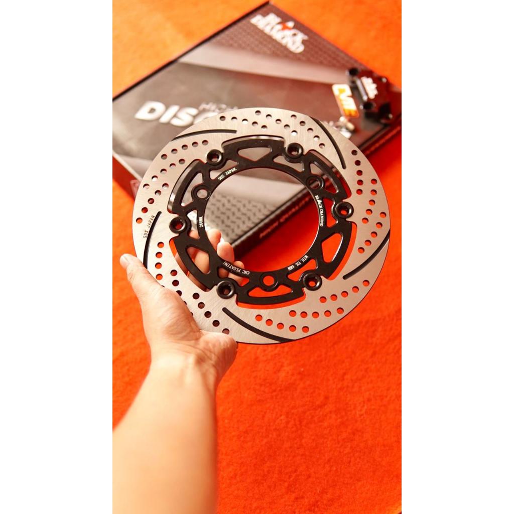 Jual Piringan Cakram Depan 260mm Black Diamond Nmax 155 Aerox 155 CNC Floating | Disc Brake Nmax ...