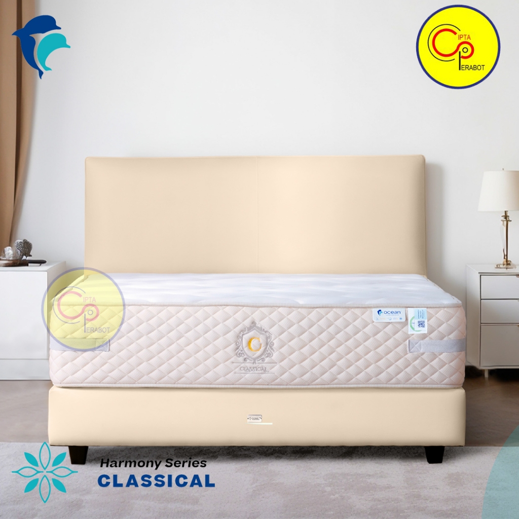 Jual Fullset Ori Tempat Tidur Kasur Ocean Classical Original Springbed | Shopee Indonesia