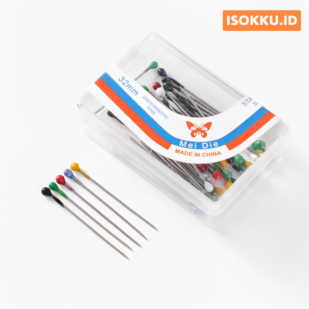 Jual Jarum Pentul Kotak Kecil Jarum Pentul Mini Jarum Hijab Wanita ...