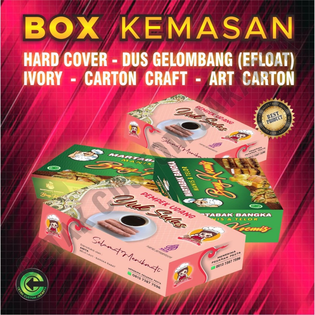 Jual BOX PACKAGING KEMASAN CUSTOM ,DUS SNACK ,DUS SKINCARE,DUS PARFUM ...