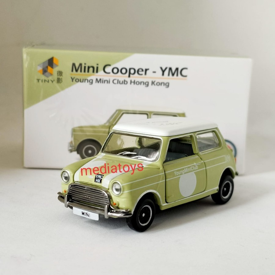 Jual Diecast 1:64 tiny mini cooper MK1 young mini club | Shopee Indonesia