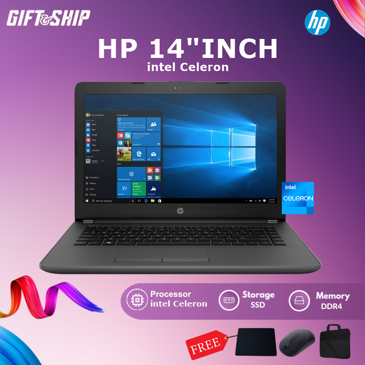 Jual LAPTOP HP intel Celeron [RAM 8GB/SSD 512GB 14" INCH W 10 free BAG ...