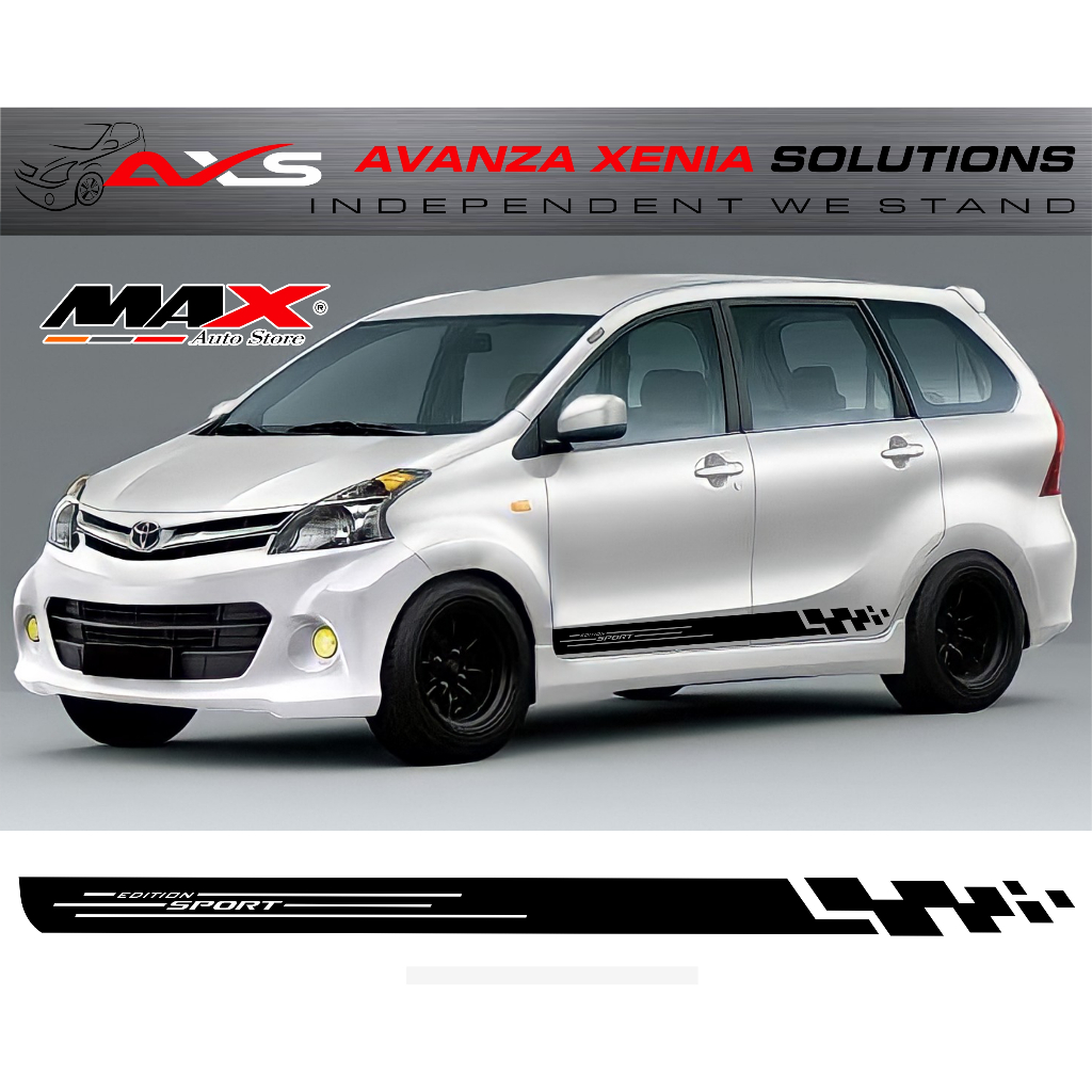 Jual Sticker body samping AVANZA ALL NEW VELOZ 2022 ALL NEW XENIA 2022 ...