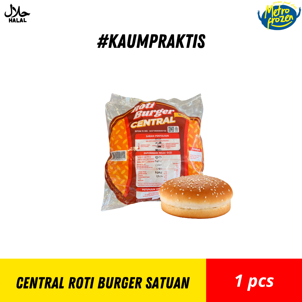 Jual CENTRAL Roti Burger Satuan | Shopee Indonesia