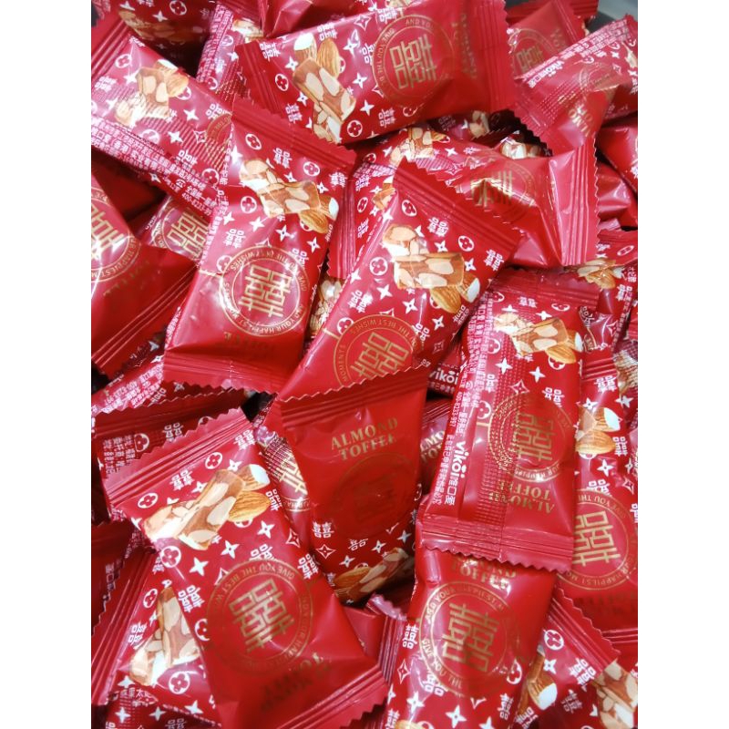 Jual permen Sangjit rasa almond permen weding permen Sangjit permen ...