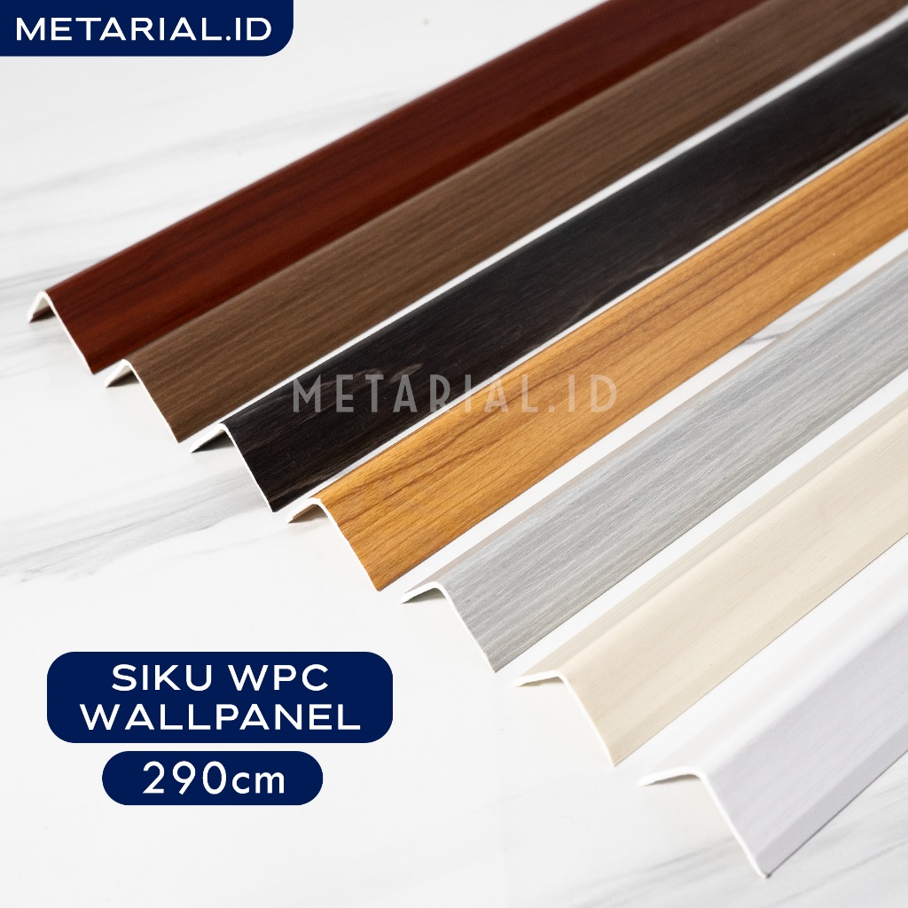 Jual [290CM] LIST SUDUT SIKU L WPC WALLPANEL/ LIS PENUTUP WPC /TANGGA ...