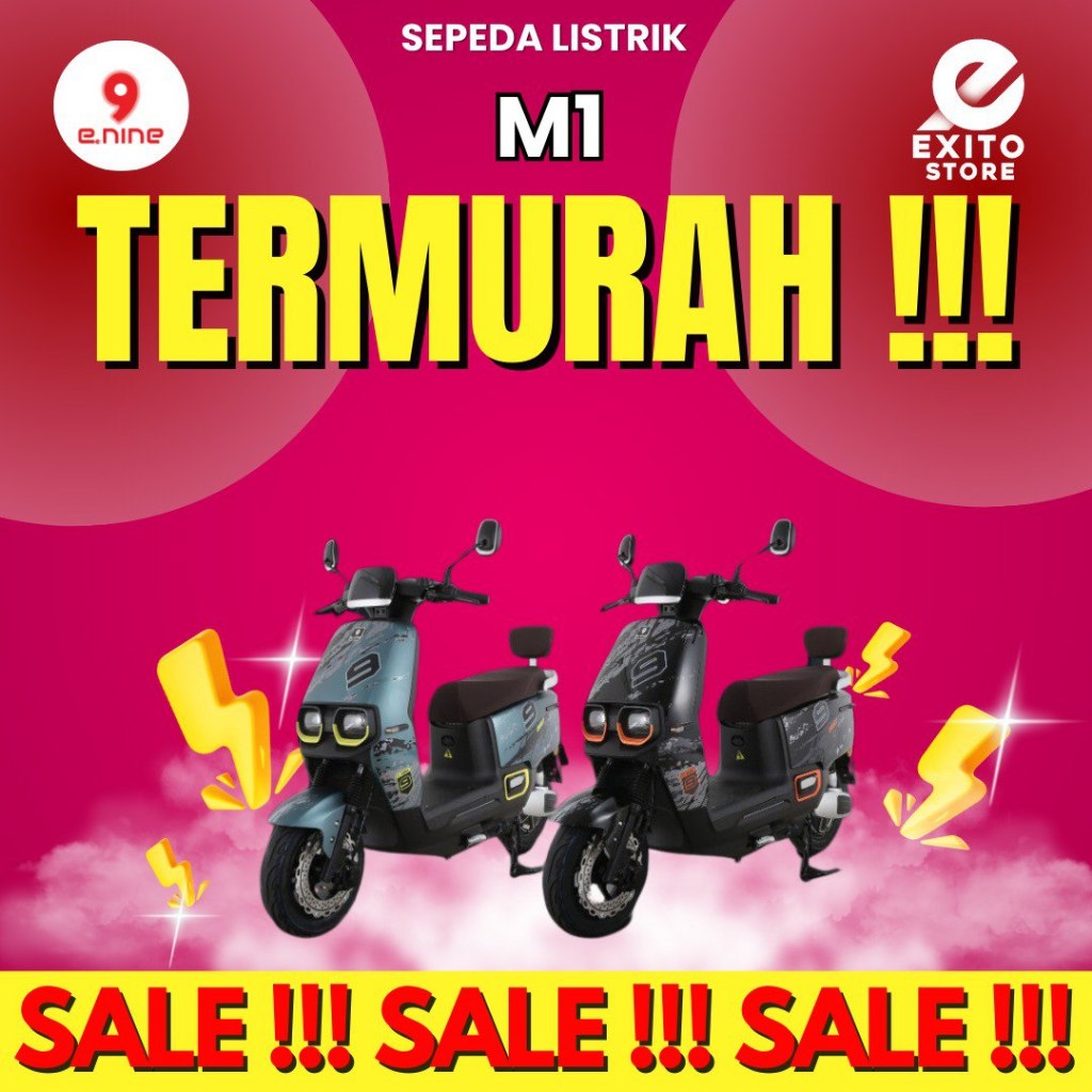 Jual Sepeda motor listrik 9 NINE M1 Garansi Resmi | Shopee Indonesia