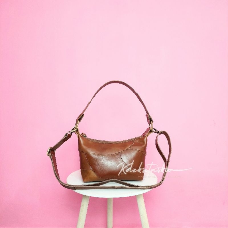 Jual Mini Hobo Perca Tas Kulit Asli - koleksitasku88 | Shopee Indonesia