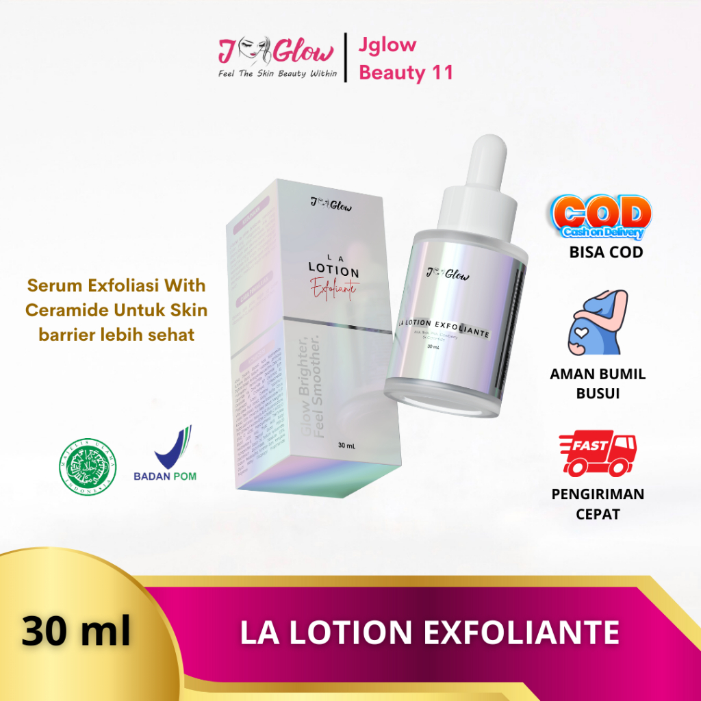 Jual Jglow Skincare La Lotion Exfoliante Serum Eksfoliasi Membantu Mengangkat sel kulit mati dan ...